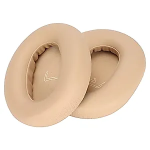 Headphone Ear Pads, for Edifier W860NB W830BT Bluetooth Headset Replacement, Foam and Soft Protein Leather Thickened Ear Cushion, Comfortable Sound Isolation(Brown)