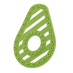 Acorn Baby - Teething Toy - Avocado Silicone Teether Toy Promotes Cognitive Development - Relives Sore and Swollen Gums