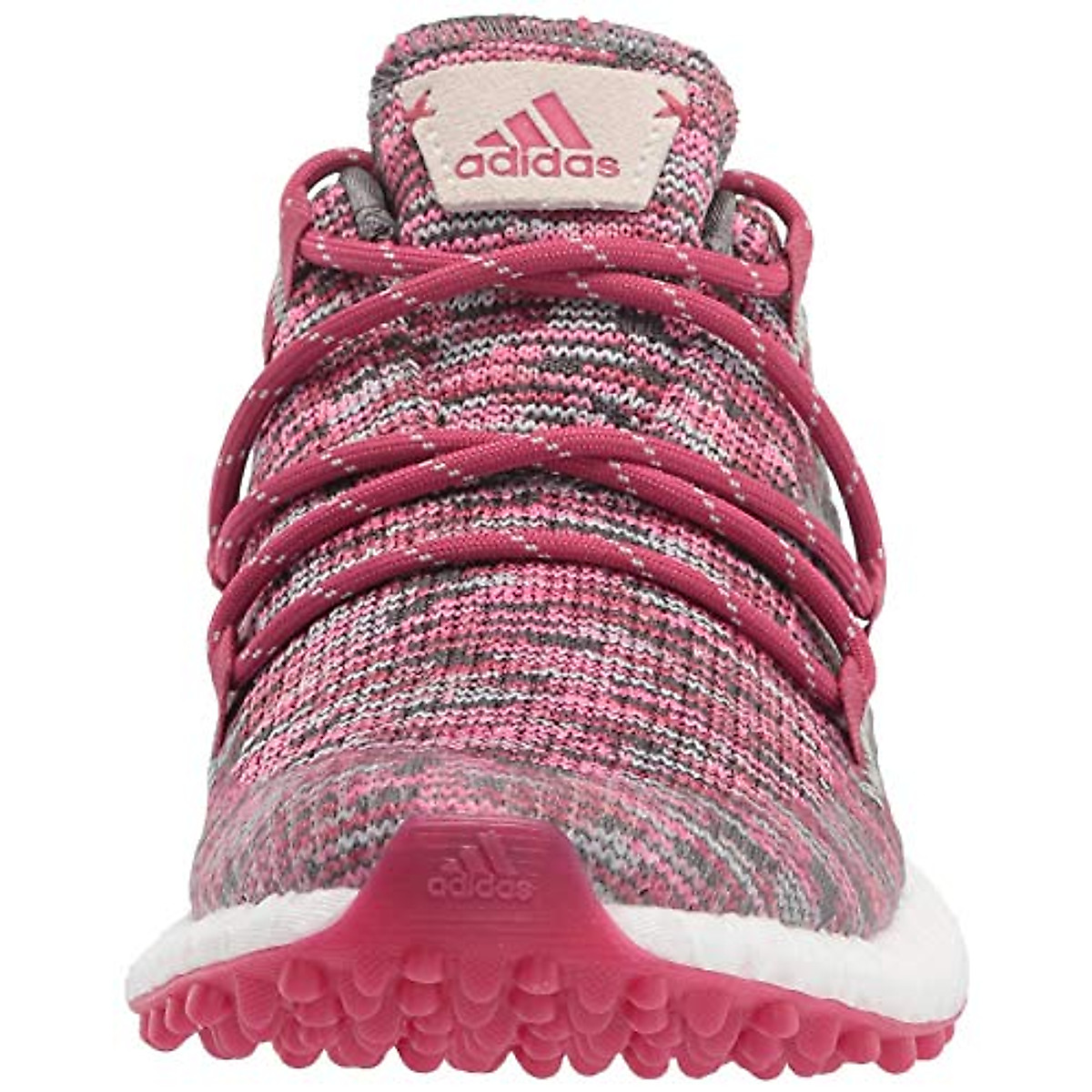 adidas Women's W Crossknit DPR Golf Shoe, Grey/Wild Pink/Screaming Pink, 9 US