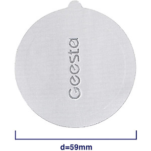 Geesta Reusable Aluminum Foil Seals Lid Compatible with Nespresso Vertuoline Capsule-240 Pcs