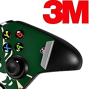 Skinit Decal Gaming Skin Compatible with Xbox One S Controller - Officially Licensed NBA Milwaukee Bucks Large Logo Design