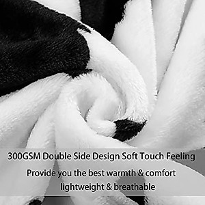 Cow Blanket for Kids Girls Boys Flannel Cow Blanket Print Soft Lightweight Cow Blankets and Throws for Sofa Couch Bed (39''x49'')