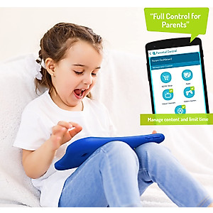 NOBKLEN Kids Tablet 7 Inch Tablet - 2GB RAM and 32GB Storage, 3000mAh Battery, Dual Cameras, and Parental Controls