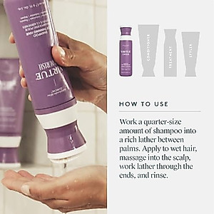 Virtue Flourish Sulfate Free Shampoo for Thinning Hair, Volumizing Hair Growth Product, Detoxifies and Repairs, Color Safe