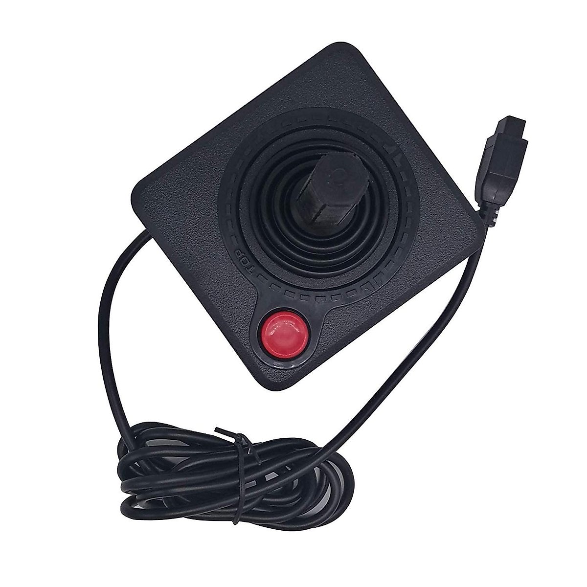 RUITROLIKER Retro Controller Gamepad Joystick for Atari 2600 System Console Black Pack 2PCS