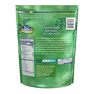 Blue Diamond Almonds Wasabi & Soy Sauce Flavored Snack Nuts, 40 Oz Resealable Bag (Pack of 1)