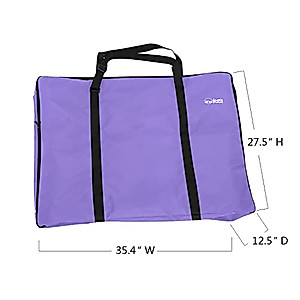 Travel Bag for Rollator Walker - Rollator Travel Bag - for Folding Walkers Compact Wheelchair Transport Chair Folding Walker Bag Portable Extra - Large Carry Bag Nylon Walker Bag OneSize Purple