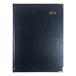 Brownline 2024 Executive Weekly Planner, Appointment Book, 12 Months, January to December, Sewn Binding, 10.75" x 7.75", Trilingual, Assorted Colors, 1 Count (CBE512.ASX-24)