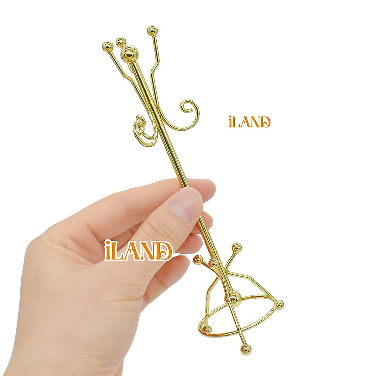 Cute Metal Jewelry Stand 2pcs, Jewelry Holder Organizer Shaped of Mini Coat Racks, Earring & Ring Stand, Jewelry Tree