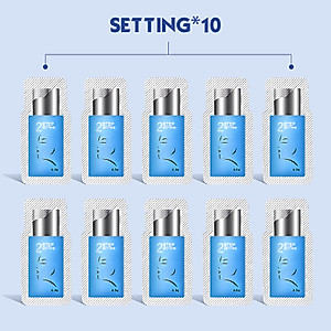 PERMANIA Lash Lift Kit,Separate Steps Products for Salon or at Home, Steps 10 Sachets of 0.8g/0.03oz Each Prep (STEP#2)