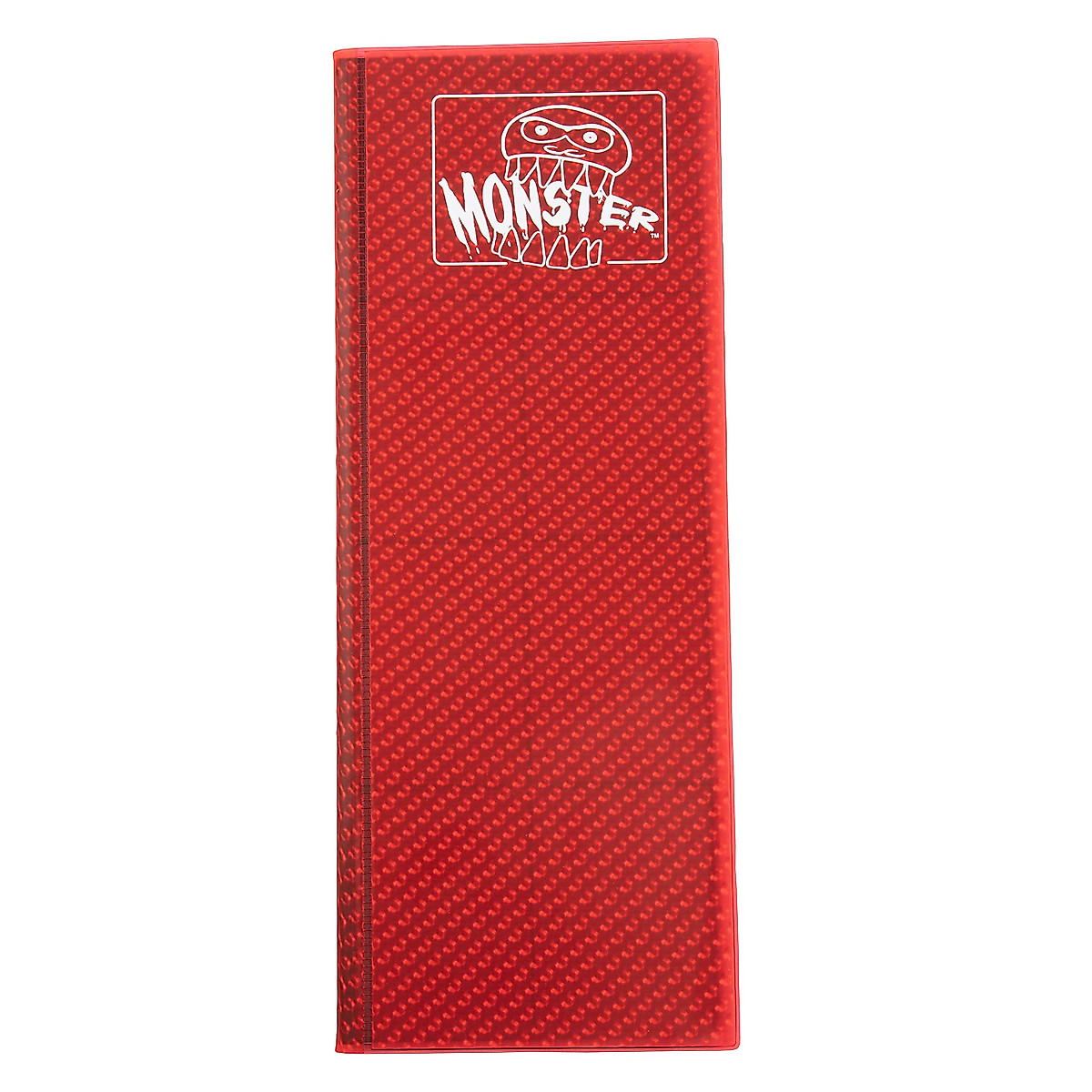 Monster Tower Binder -20 Side Loading Padded Pages that hold 320 cards -Compatible with Yugioh, Magic The Gathering & Pokemon -Unique Trading Card Album with 8 pocket(2 x 4)Configuration -Holofoil Red