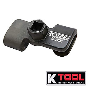 K Tool International 49403 Universal Automotive Wrench Extender Adaptor with 1/2 Inch or 21mm Hex Drive for Garages, Repair Shops, and DIY, Drop Forged Body with Heat Treatment, Extendable, Black
