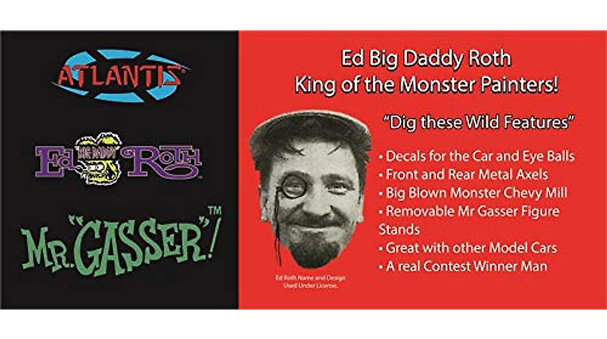 Atlantis Mr Gasser Ed Big Daddy Roth Model Kit - Classic Reissue
