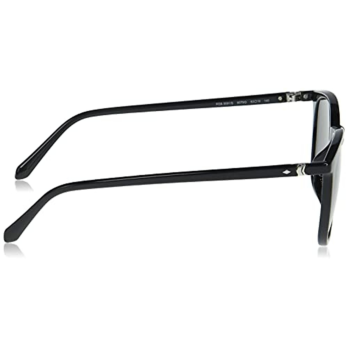 Fossil Men's Male Sunglass Style FOS 3091/S Rectangular, Black, 53mm, 19mm