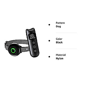 FATEAR Dog Shock Training Collar with Remote 2000ft for Large Medium Small Dogs, Rechargeable Waterproof Electric Collar with 3 Modes, Beep, Vibration and Shock