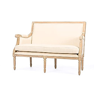 Baxton Studio ASS501Mi CG4 Love Seats, Light Beige