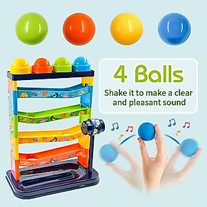 JooyTooy Pound a Ball Toy for Toddlers Boys and Girls, Drop Ball Toys Best Gifts for 1 2 3 4 5 Years Baby,STEM Educational Hammer Toys, Learning, Active, Early Developmental Toys