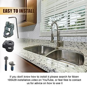 for Moen 100429 Single Handle Faucet Adapter Kit - Single Handle Adapter for Kitchen Sink Faucets (Compatible with Moen 7400 Series & Most 1-Handle Models) 2 Pack