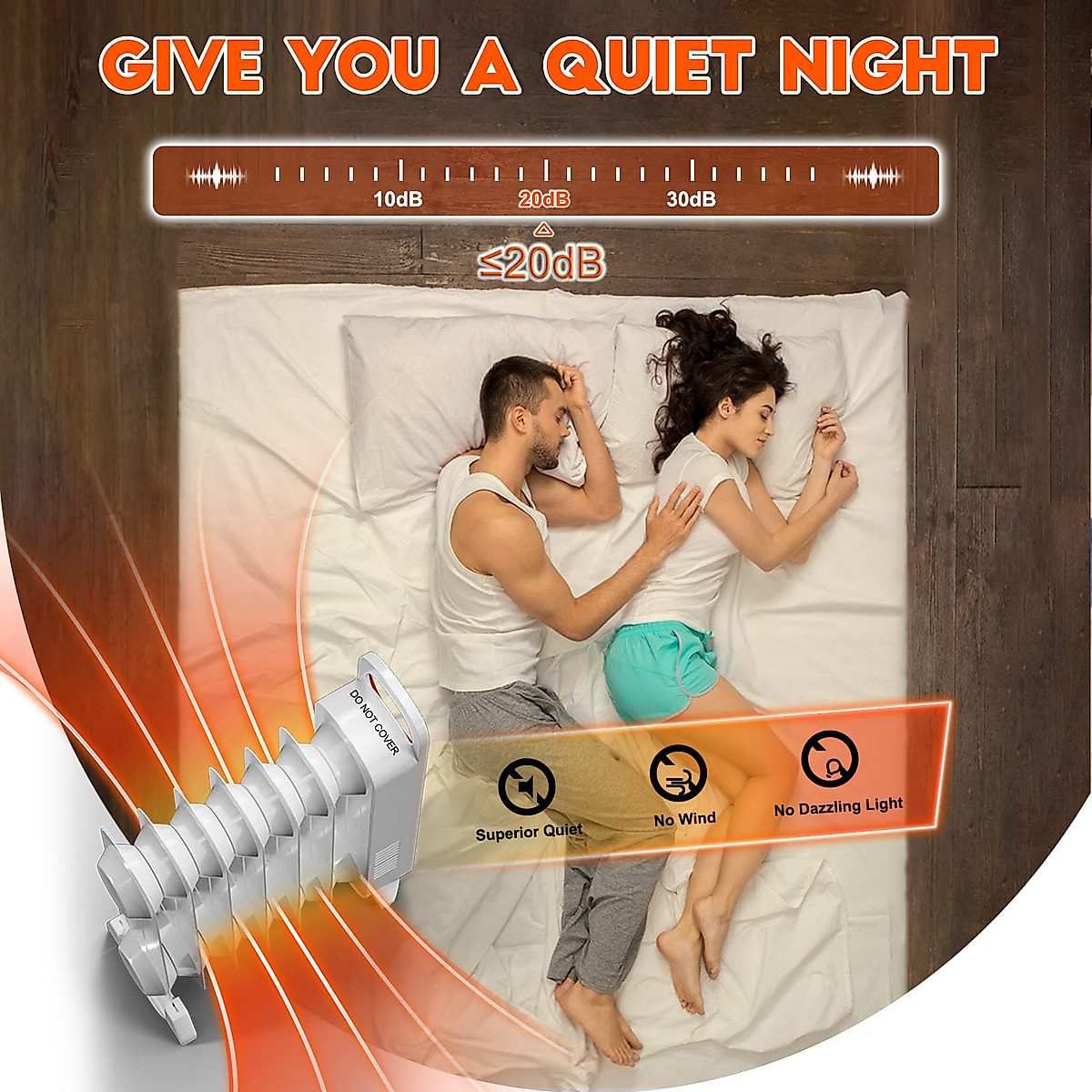 AKUSAKO Oil Filled Radiator Heater, 700W Portable Electric Space Heater with Thermostat, Overheat Protection, Oil Heaters for Indoor Use, Quiet Indoor Radiant Heater for Home, Room, Office