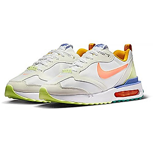 Nike Women's WMNS Air Max Dawn Running Shoe (White/Light Liquid Lime/Light Thistle/Peach Cream, us_Footwear_Size_System, Adult, Women, Numeric, Medium, Numeric_8.5)