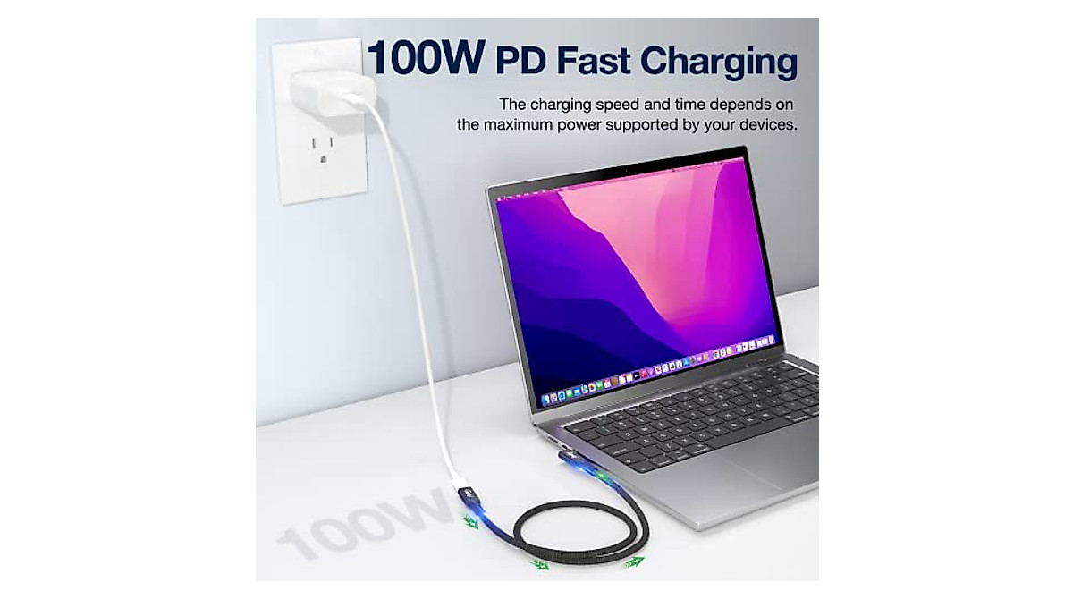USB 4 Extension Cable 2FT - Fast Charging & 8K Video Support