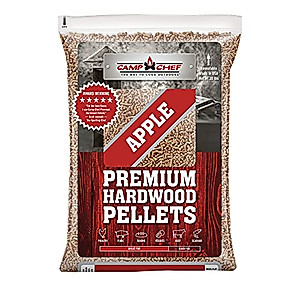 Camp Chef Competition Blend BBQ Pellets, 20 lb. Bag & Orchard Apple BBQ Pellets, Hardwood Pellets for Grill, Smoke, Bake, Roast, Braise and BBQ, 20 lb. Bag