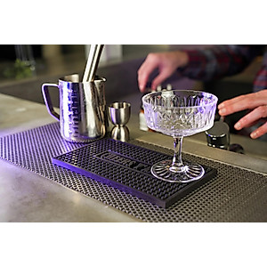 Siligrams Customized Bar Mat, Personalized Bar Mat, Silicone Bar Mat, Bar Mat for Countertop, Coffee Bar Mat Spill Mat, Bar Mat for Home Bar, Rubber Bar Mat, Bar Spill Mat (Compact - 5" x 9")