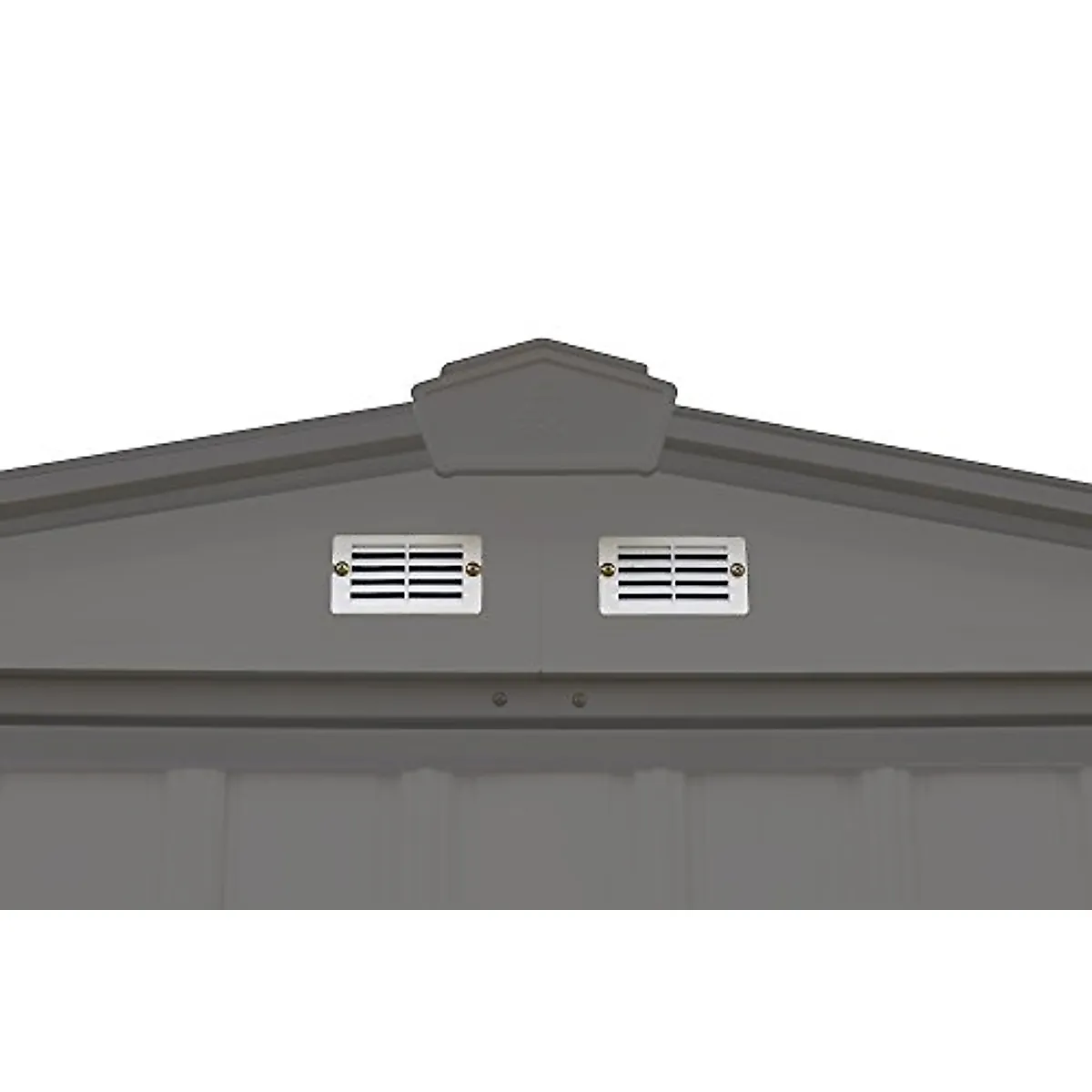 ARROW 6' x 5' EZEE Galvanized Steel Low Gable Shed Charcoal, Storage Shed with Peak Style Roof