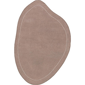 Rugs USA X Frenshe Interiors by Ashley Tisdale Los Feliz Abstract Wool Area Rug, 8x10, Mauve