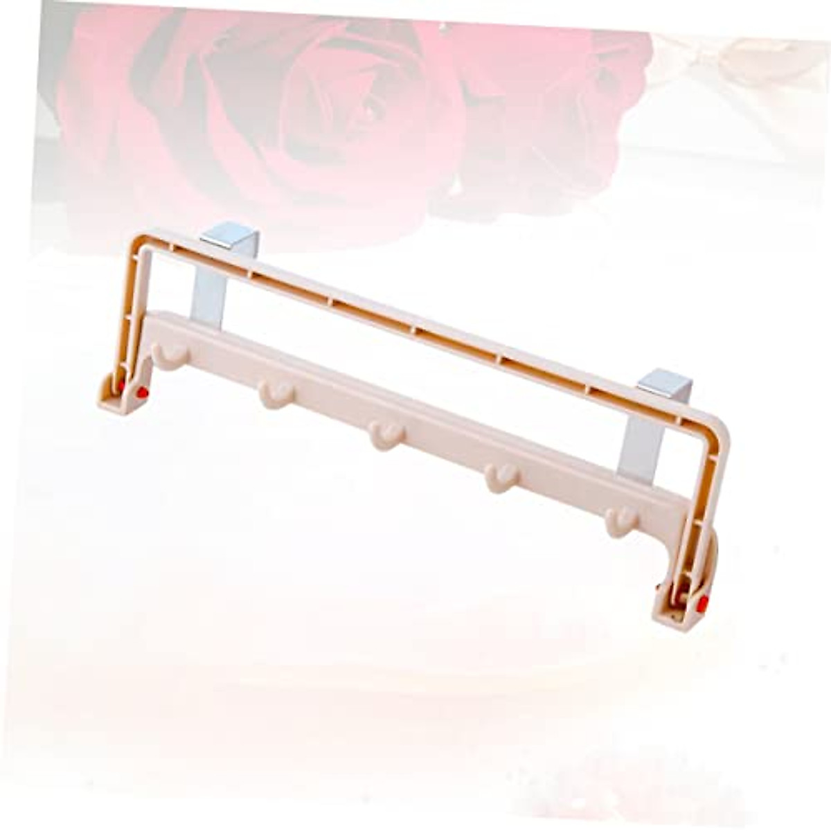 Zerodeko 2 Pcs Dish Towel Rack Wall Mounted Towel Rack Cabinet Towel Holder Kitchen Rail Rack Over Cupboard Towel Rack Door Towel Hanger Punch Free Hook Board Stainless Steel Hook Drawer