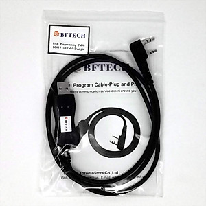 BFTECH PC03 FTDI Genuine USB Programming Cable Dual pin,for BaoFeng, Kenwood, and AnyTone Radio