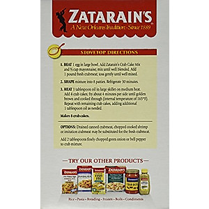 Zatarain's, Crab Cake Mix, 5.75 Ounce (Pack of 6)