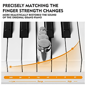 MUSTAR Digital Piano 88 Key Weighted with Stand, 88 Key Semi Weighted Keyboard Piano MEP-1100, Electric Piano Keyboard 88 Keys for Beginners, 2x25W Stereo Speakers, Case, Sustain Pedal, ABS, Black