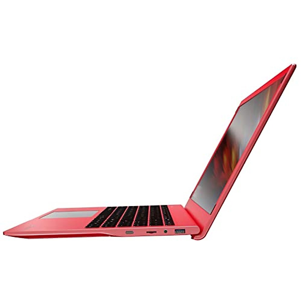 Gateway 15.6 FHD Ultra Slim Notebook in Red Intel Quad Core up to 3.1Ghz 4GB DDR4 128GB SSD Tuned by THX Audio HDMI Cortana Webcam Windows 11 (Renewed)