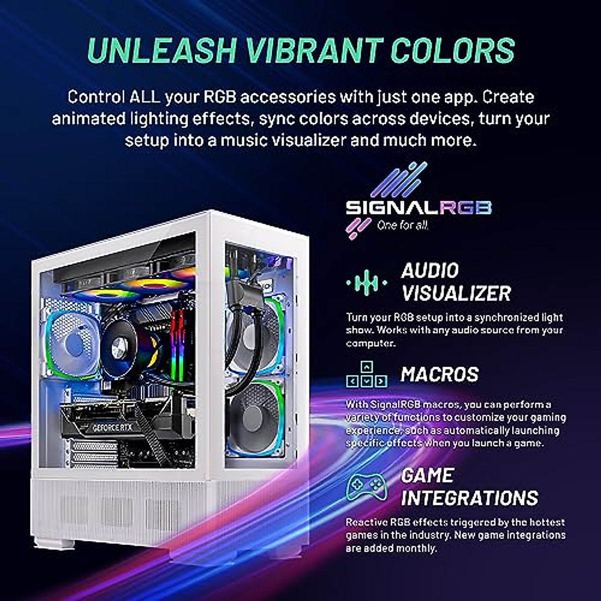 Skytech Gaming Azure PC Desktop – AMD Ryzen 9 7900X3D 4.4 GHz, NVIDIA RTX 4080, 1TB NVME Gen4 SSD, 32GB DDR5 RAM RGB, 1000W Gold PCIE 5.0 PSU, 360mm AIO, 11AC Wi-Fi, Windows 11 Home 64-bit,White