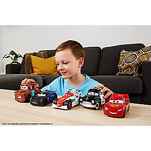Disney Cars Toys Track Talkers Lightning McQueen, 5.5-in, Authentic Favorite Movie Character Talking & Sound Effects Vehicles, Fun Gift for Kids Aged 3 Years and Older