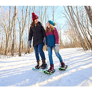 Redfeather Snowshoes Women's Pace 25 SV2 Kit with Trekking Poles - Powder Coated Aircraft Aluminum - Made in The USA