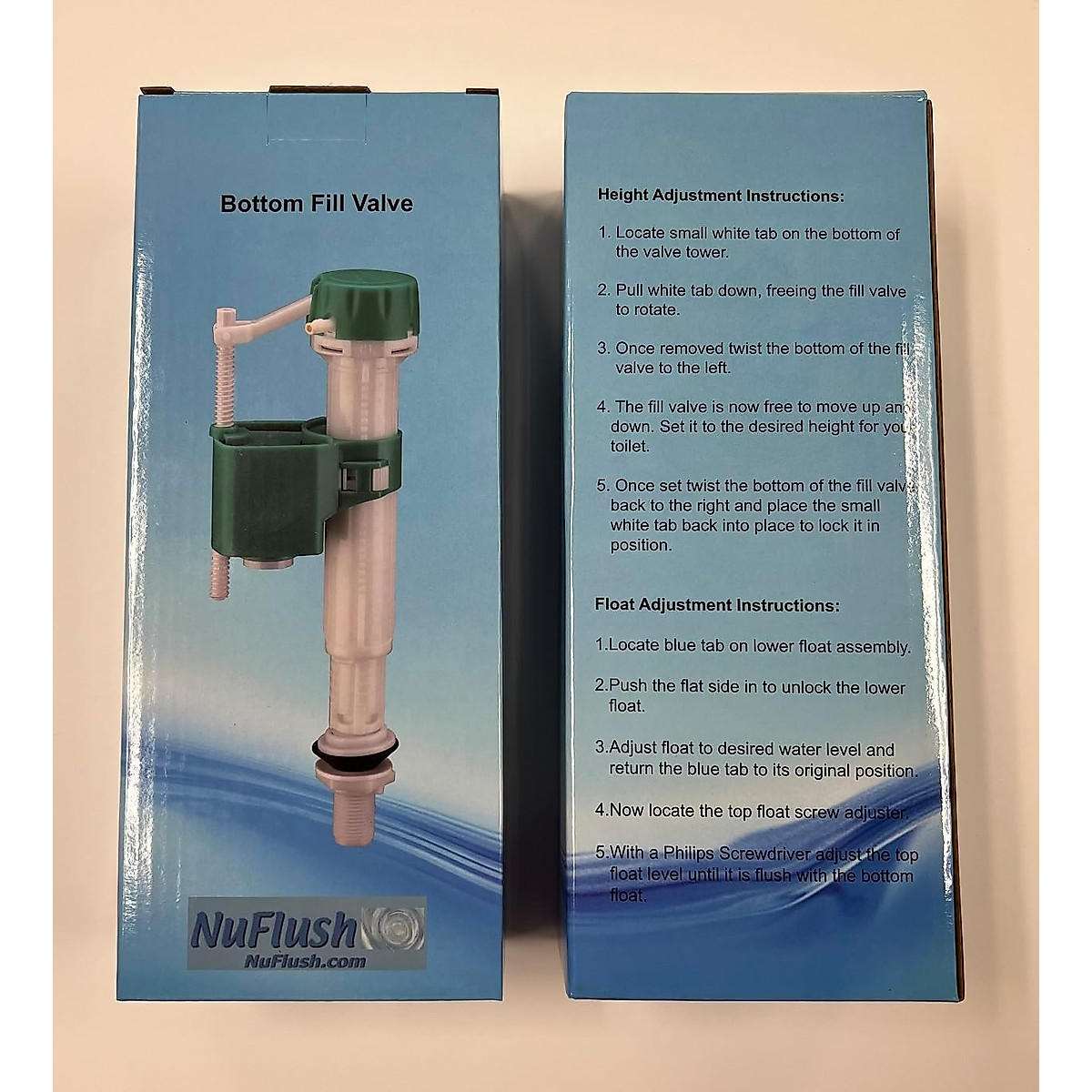 Glacier Bay Water Saver Toilet Tower Fill Valve by NuFlush