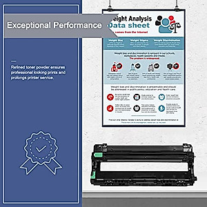 DR223CL Drum Unit Set(4, Pack 1Black 1Cyan 1Magenta 1Yellow) VAENK Compatible Replacement for Brother DR223CL Drum MFC-L3770CDW MFC-L3750CDW HL-3210CW HL-3230CDW HL-3270CDW HL-3290CDW Printer
