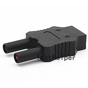 TestHelper TCAD310 Type K Thermocouple Adapter Dual plugs 4mm (0.16-Inch) Banana Use for Digital multimeter Meter