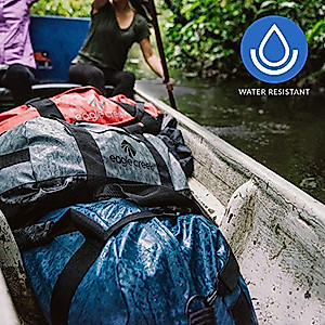 Eagle Creek No Matter What Rolling Duffel Bag XL - Featuring Durable Water-Resistant Fabric, Bar-Tacked Reinforcement, and Heavy Duty Treaded Wheels, Black - X-Large