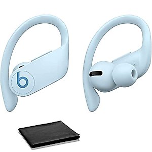 Beats_by_dre Beats Powerbeats Pro Wireless Earbuds - Class 1 in-Ear Bluetooth Headphones with Bonus Cleaning Cloth - Glacier Blue
