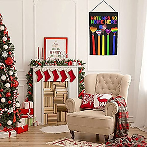 Pride Garden Flag Rainbow LGBT Gay Pride Flag Double Sided Flags 12 x 18 Inch for LGBTQ Outdoor Decoration