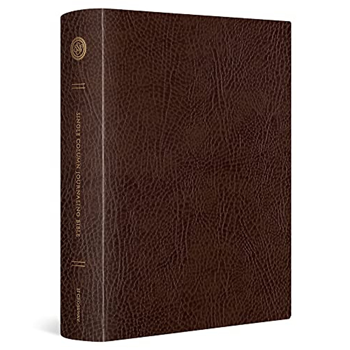 ESV Single Column Journaling Bible, Large Print (Bonded Leather, Mocha)