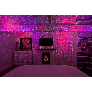 BlissLights Sky Lite Evolve - Star Projector, Galaxy Projector, LED Nebula Lighting, WiFi App, for Meditation, Relaxation, Gaming Room, Home Theater, and Bedroom Night Light Gift (Green Stars)