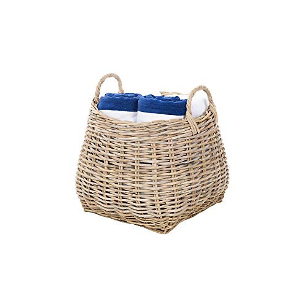Kouboo Kobo Wicker Basket, Gray-Brown