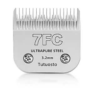 Tutuosto 7FC Clipper Blades Pet Grooming Clipper Replacement Blades Detachable Blade Compatible with andis/wahl/Oster Dog Clippers