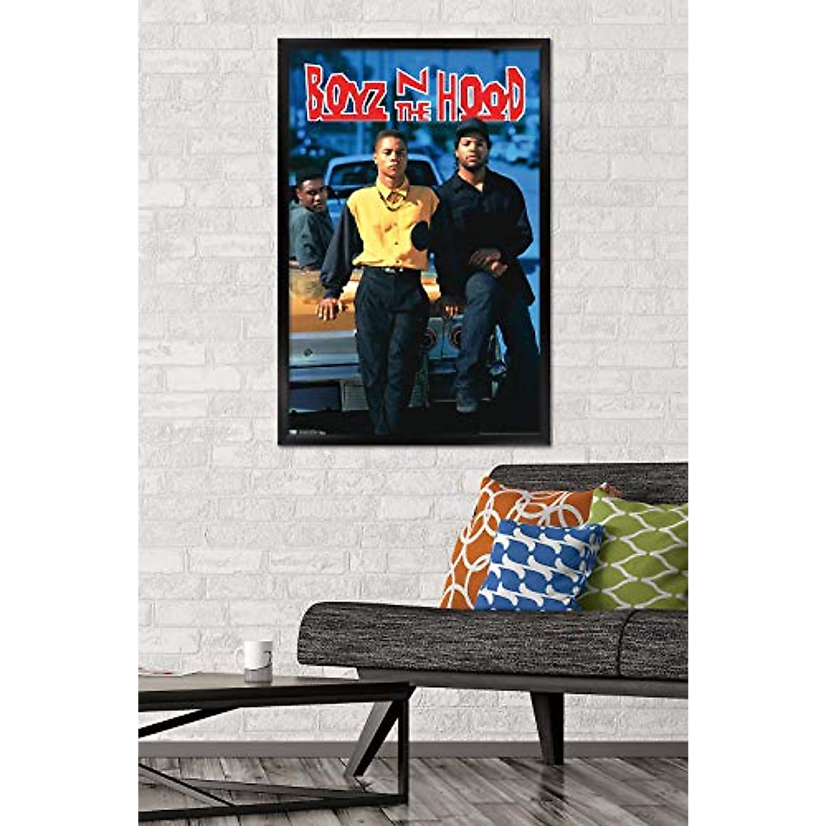 Trends International Boyz N The Hood - One Sheet Wall Poster, 22.375" x 34", Black Framed Version