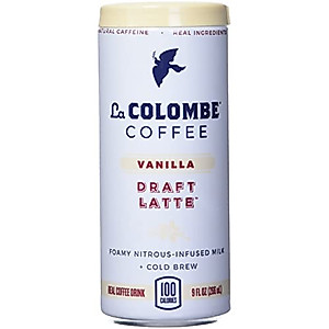 La Colombe Draft Latte Cold-Pressed Espresso Variety 9 oz Can (Mocha/Triple Shot/Vanilla, 12-pack)