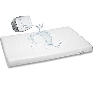 First Essentials Bassinet Cradle Mattress Pad (Rectangle, 12X26) for Newborn Comfort Breathable Easy Clean Hypoallergenic Waterproof Made in USA